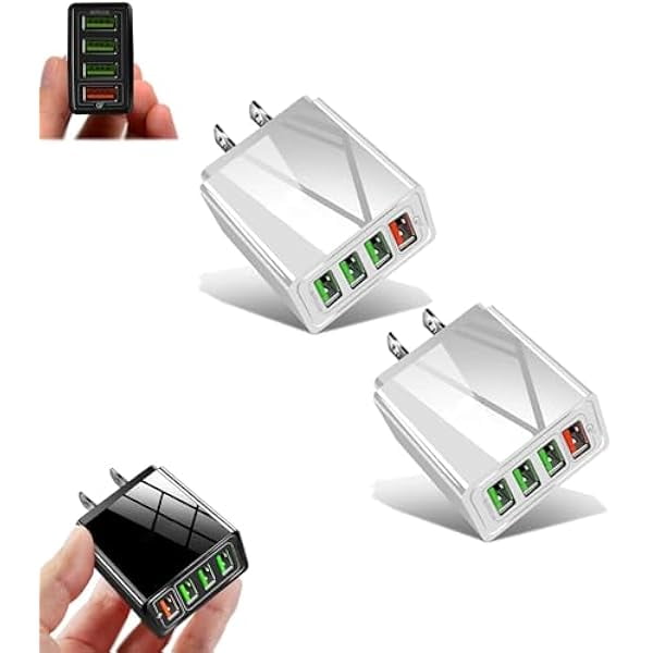 Hyper Charge Pro, Hyper Charge Pro Charger Phone, 4-Port Quick Charge 3.0 Hub with Smart Power ...