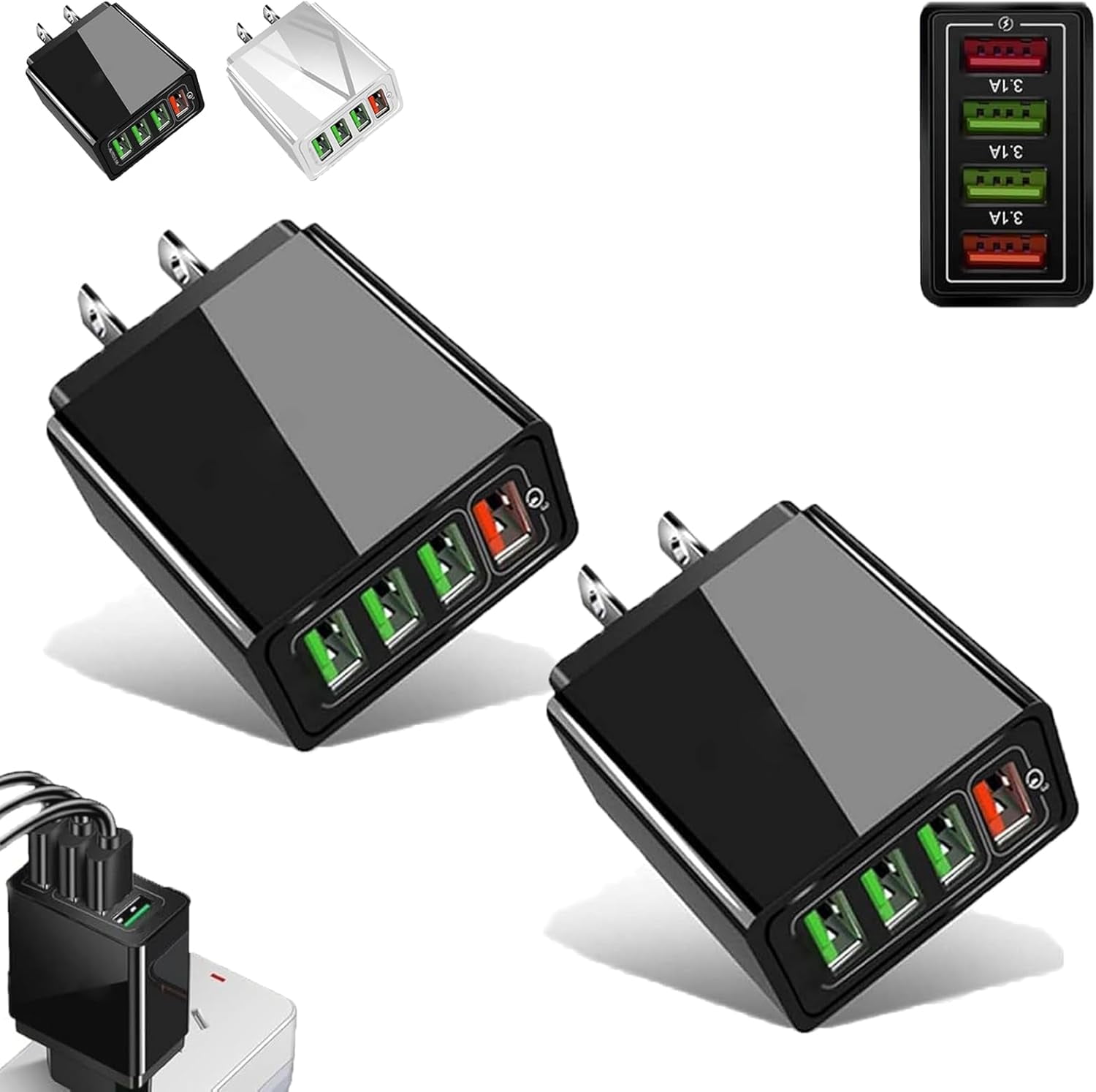 Hyper Charge Pro, Hyper Charge Pro Charger, for iPhone and Android, 4 ...