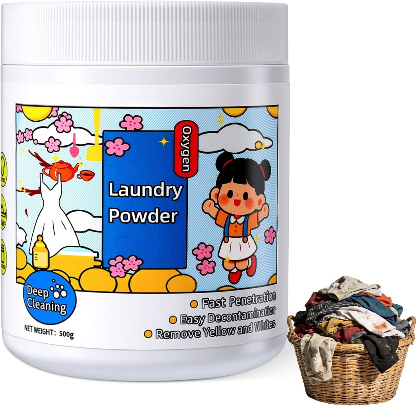 Hyper Concentrated Stain Remover for Clothes, 16.67 Fl Oz Laundry ...