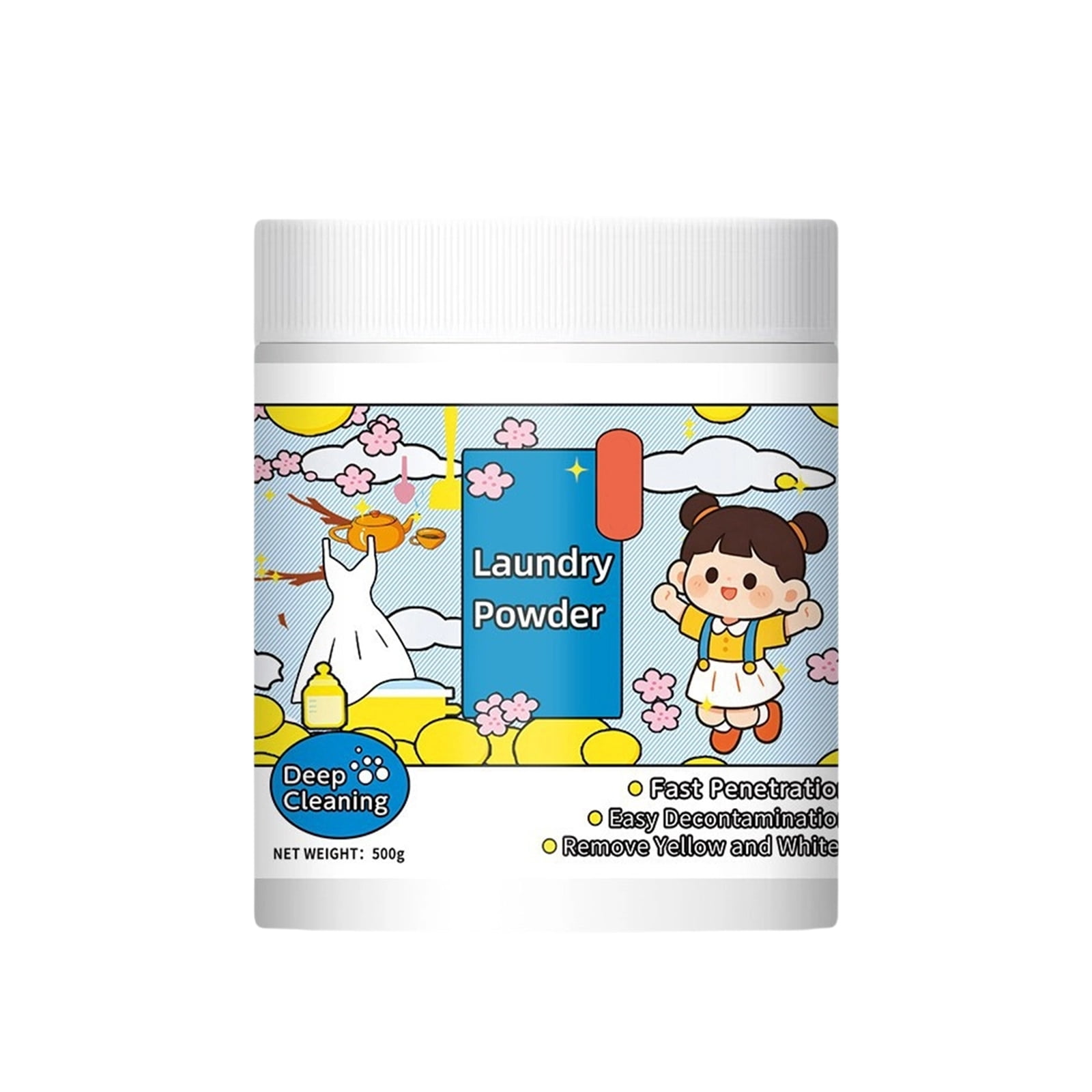 Hyper Concentrated Strong Stain Remover Powder for Clothes 500g,Oxygen ...