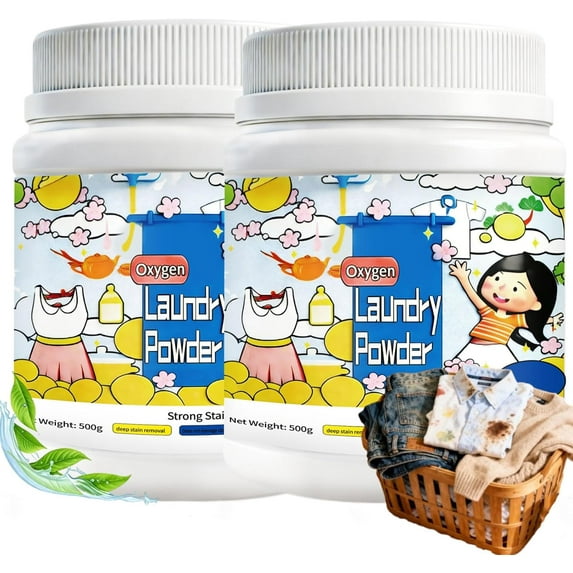 Hyper Concentrated Strong Stain Remover Powder, Oxygen-Based Laundry ...