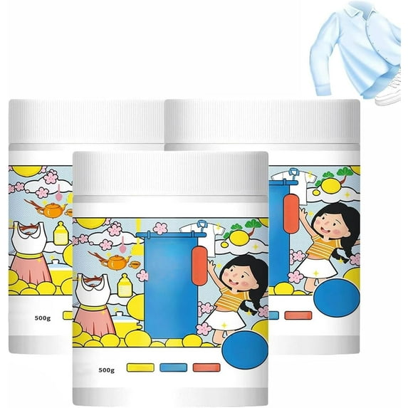 Hyper Concentrated Strong Stain Remover Powder for Clothes, 500g Hyper ...