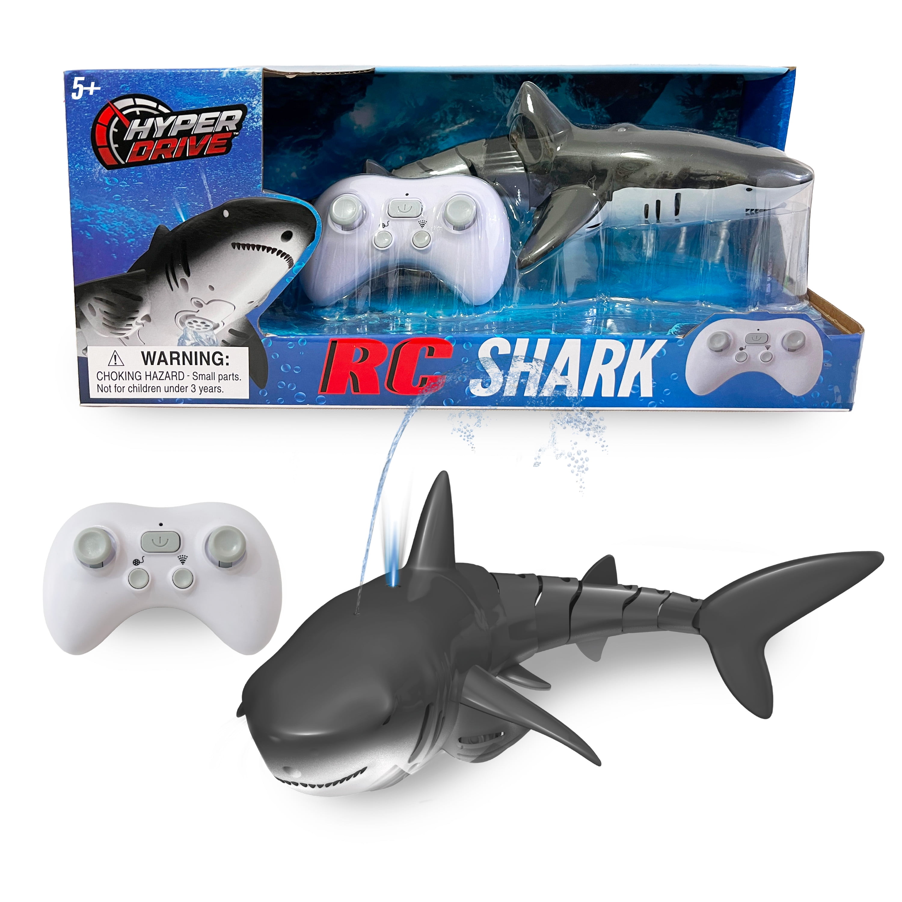 Free Shipping! Hyper Drive RC Shark Toy by Thin Air Brands - 2.4 GHz ...