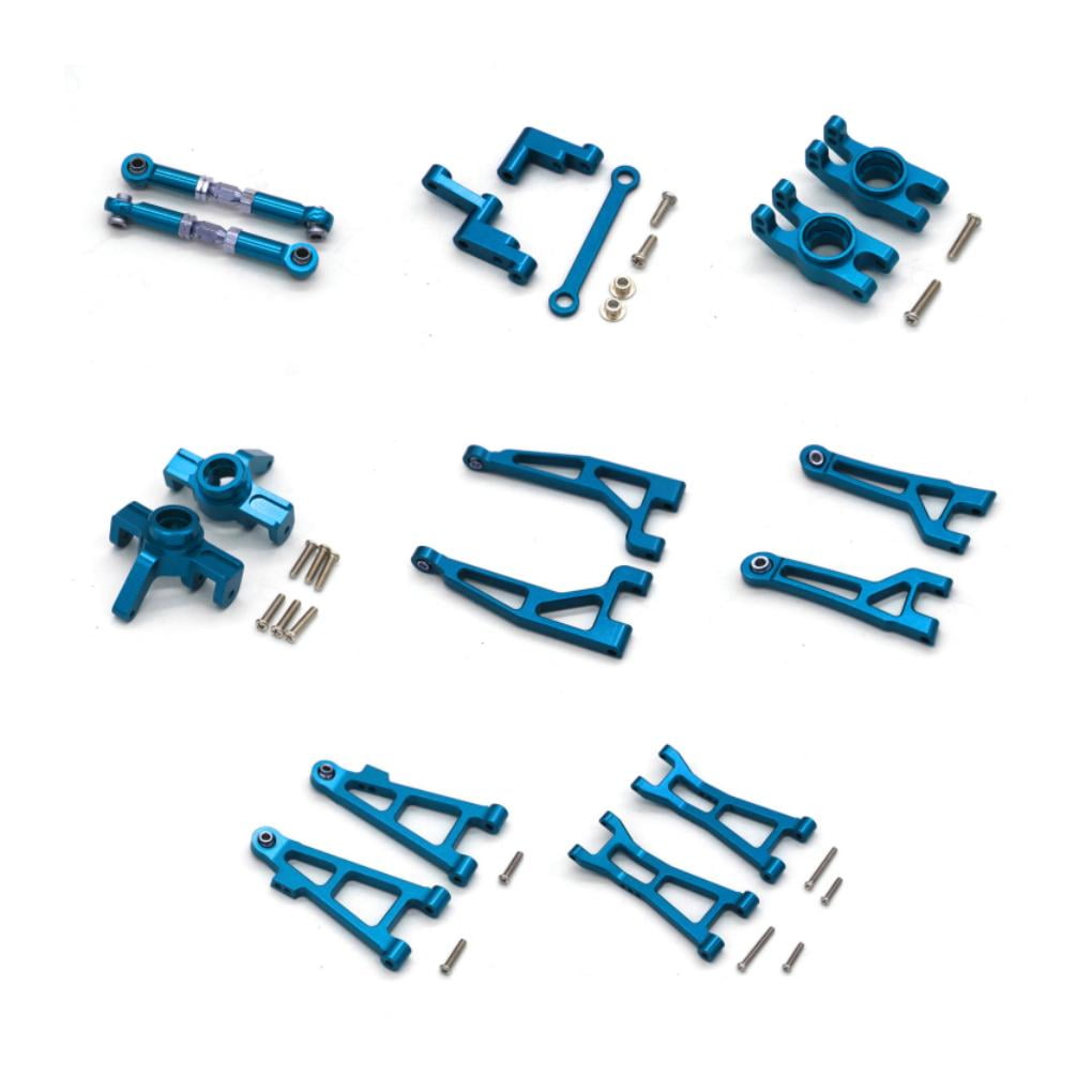 Hyper GO RC Car Parts - 1/16 Scale Metal Upgrade Aluminum Alloy Replacement Kit, Red Accessories ...