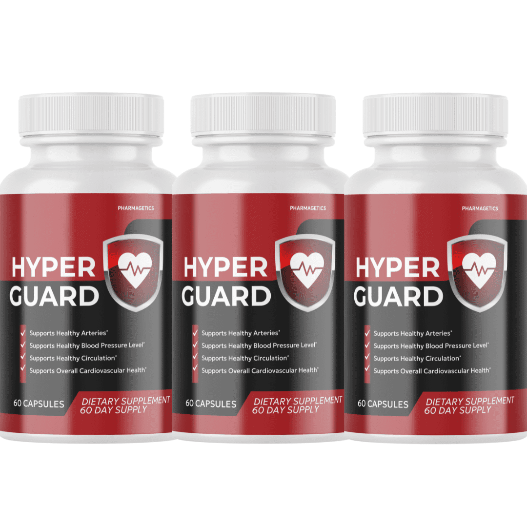 Hyper Guard Blood Support for Healthy Blood Levels & Heart Health - 3 ...