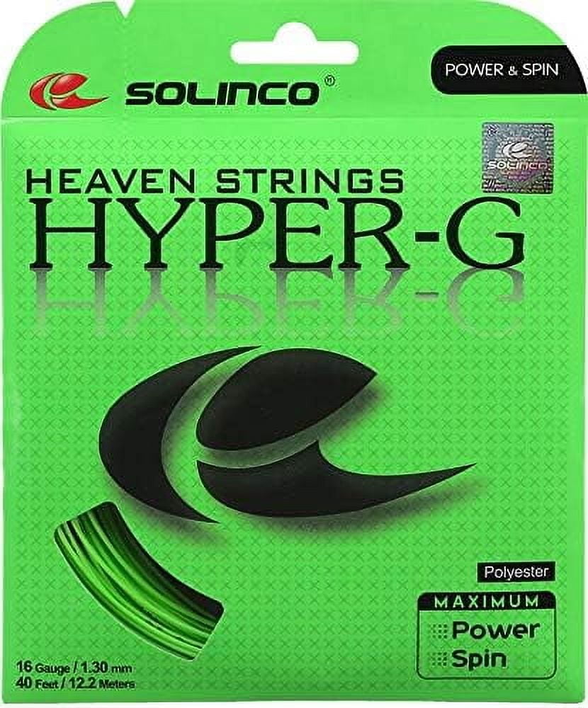 Hyper- Heaven Strings Poly (Polyester) 18 Gauge / 1.15mm Tennis Racquet ...