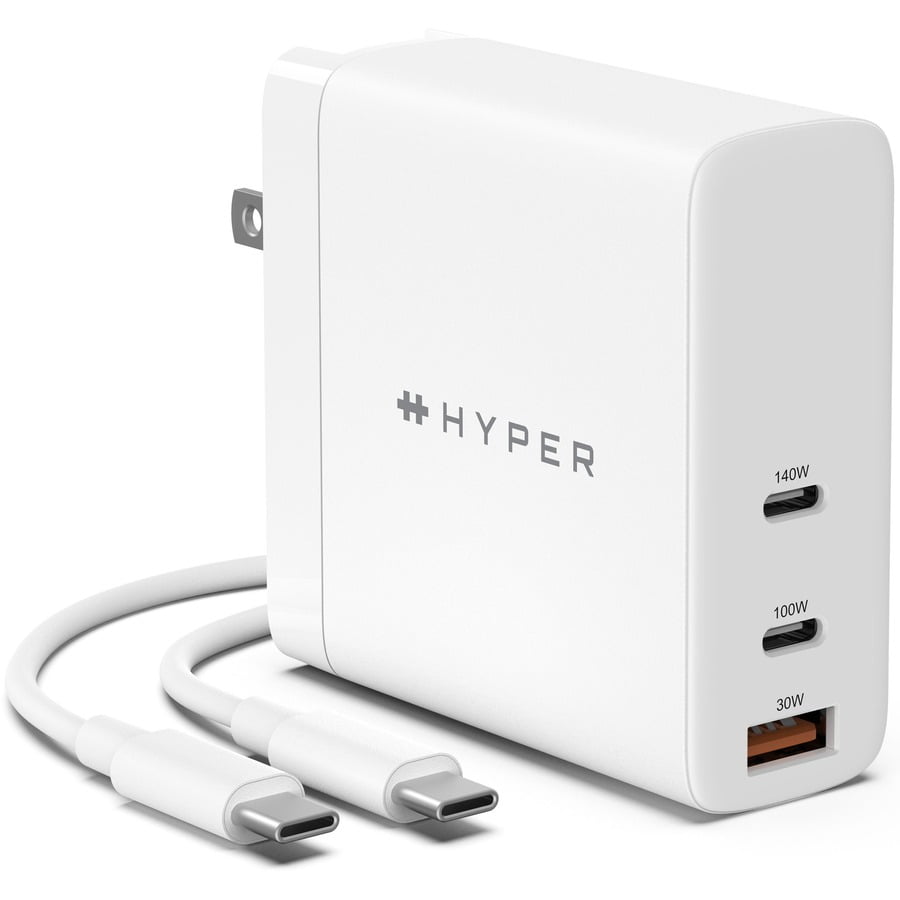 Hyper HyperJuice 140W PD 3.1 USB-C Charger (Includes 2m USB-C Cable ...