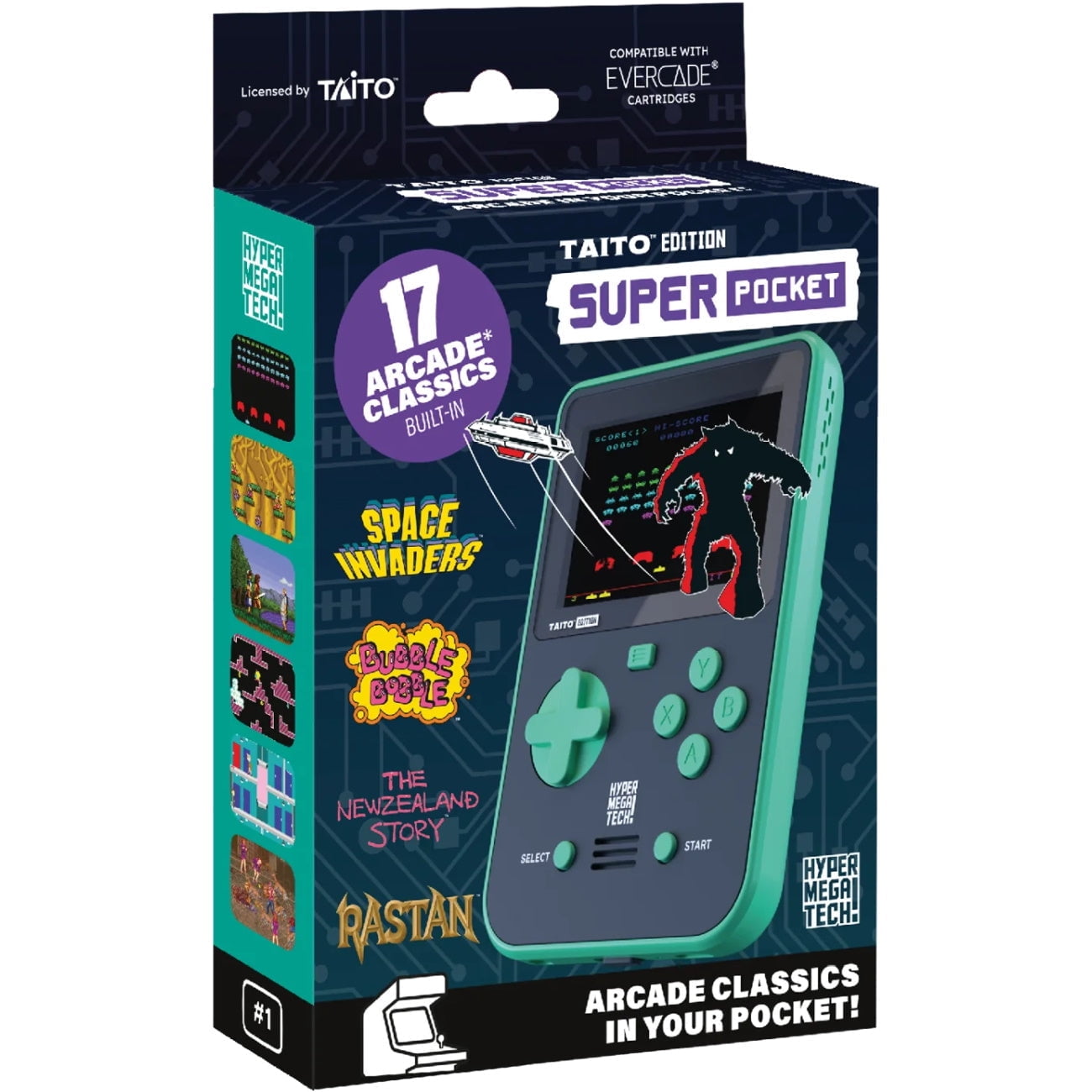 Hyper Mega Tech! Taito Super Pocket [Retro System] - Walmart.com
