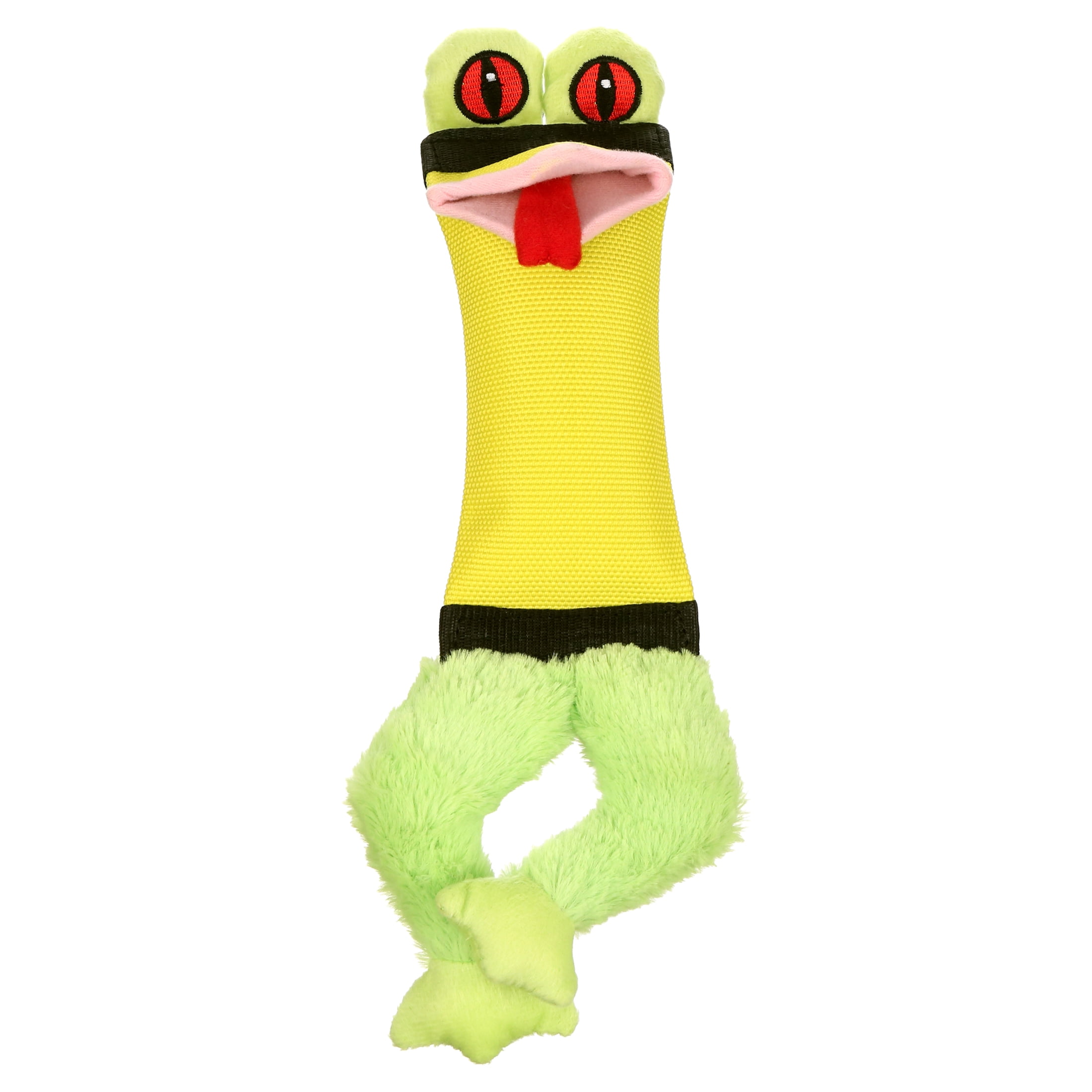 Hyper Pet Fire Hose Friends Plush Frog Squeaky Dog Toy with Squeaker ...