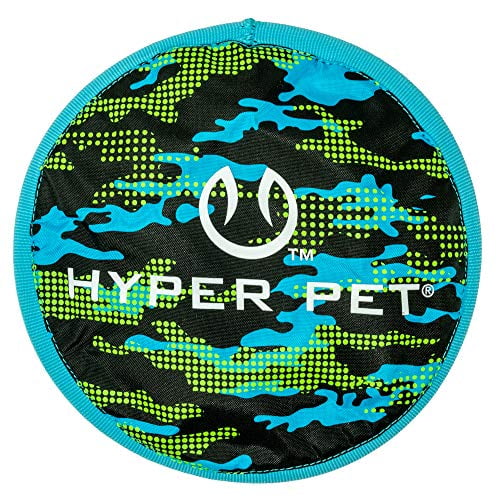 Hyper Pet Flippy Flopper Dog Frisbee Interactive Dog Toys [Flying Disc Dog Fetch Toy Floats in ...