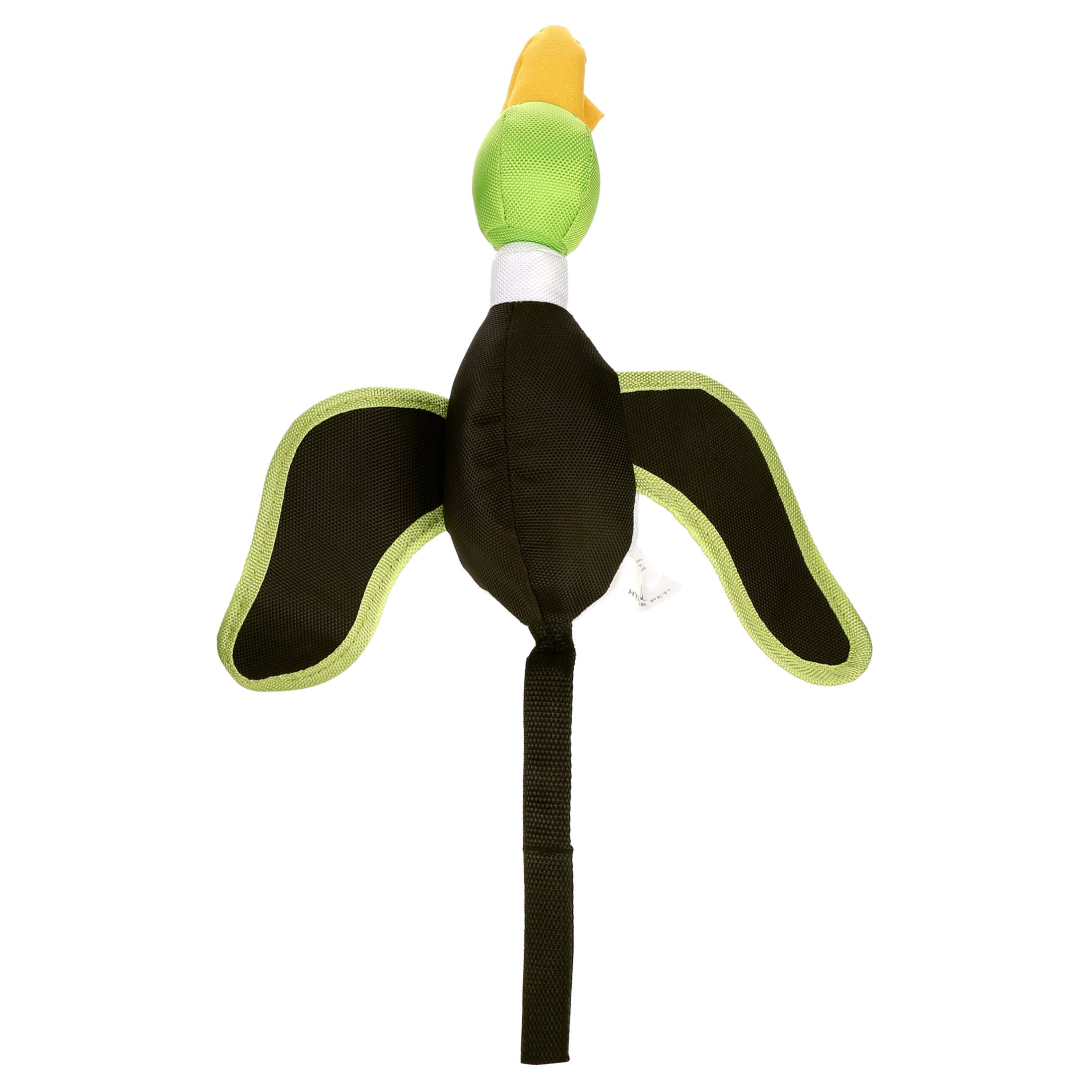 Hyper Pet Flying Fabric Green Duck Bungy Neck Slingshot Dog Toy, Duck ...