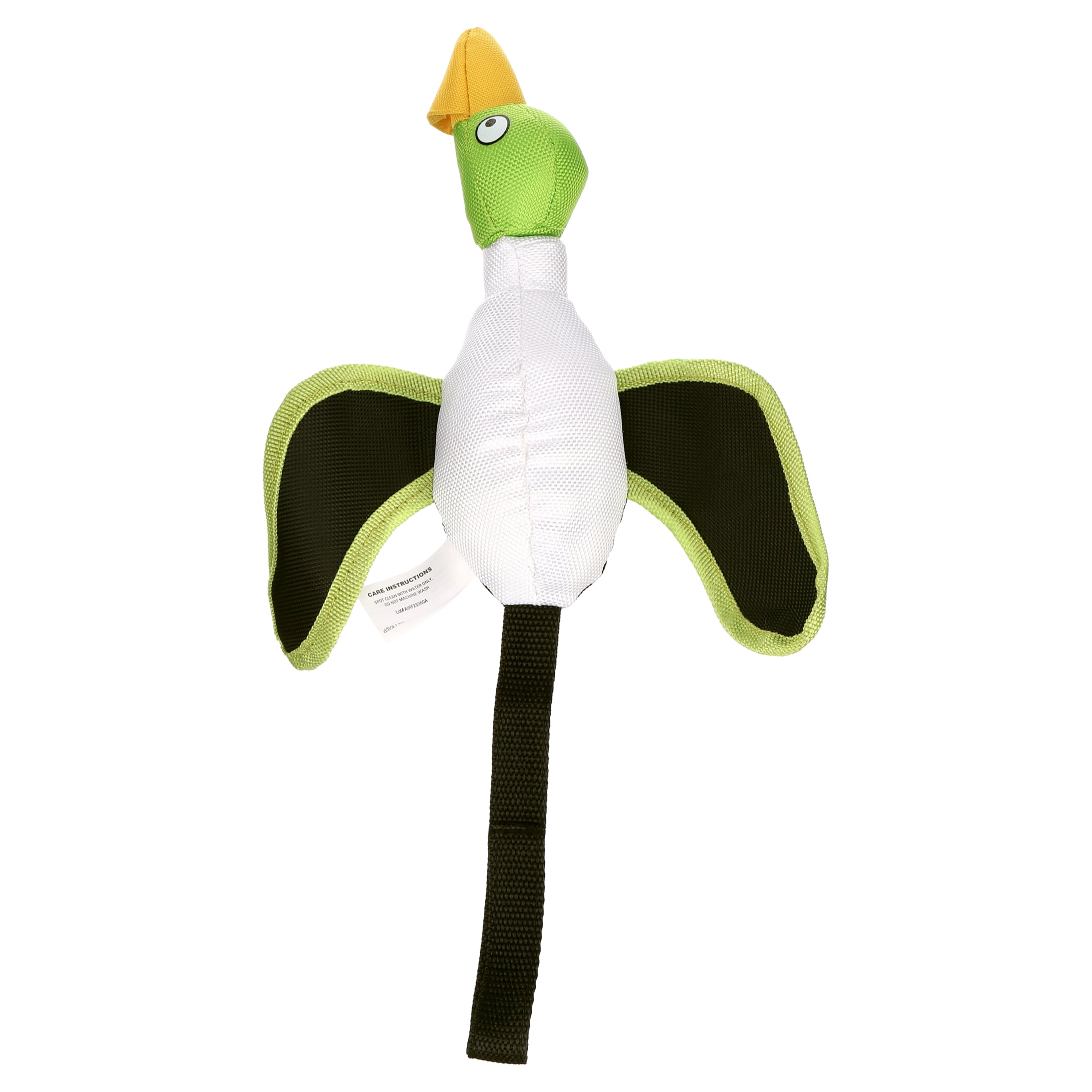 Hyper Pet Flying Fabric Green Duck Bungy Neck Slingshot Interactive Dog ...