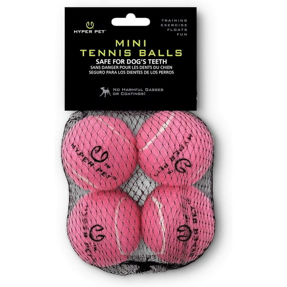 Hyper Pet MINI Tennis Balls for Dogs (Safe Dog Ball Tennis Balls for ...