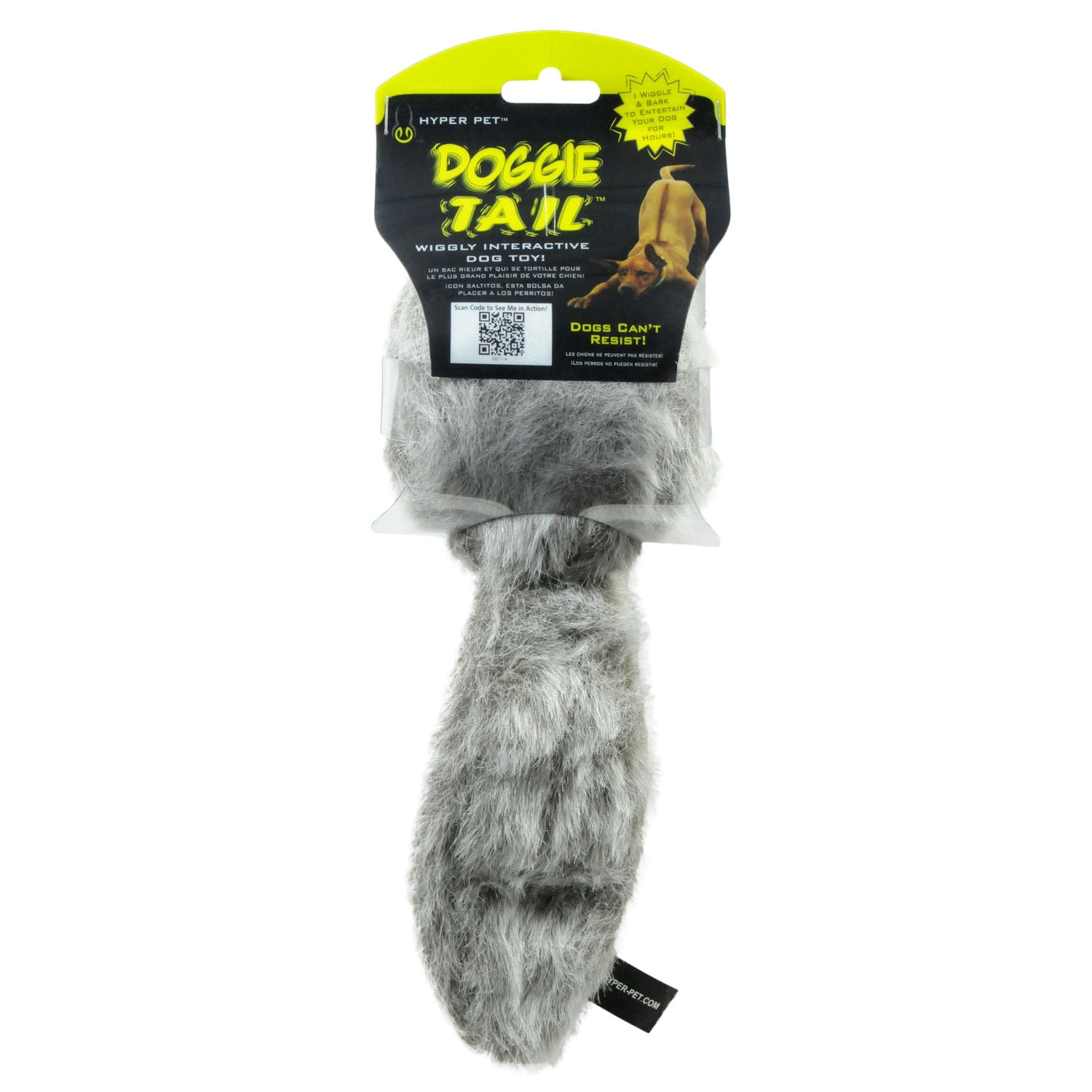 Hyper Pet Motion-Activated Jumping Tail Dog Toy with Fun Noises for ...