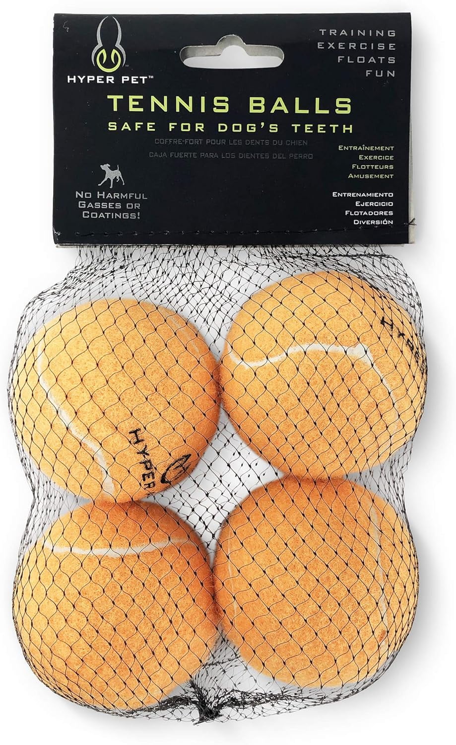 Hyper Pet Tennis Balls for Dogs (Safe Ball for Exercise and Training ...