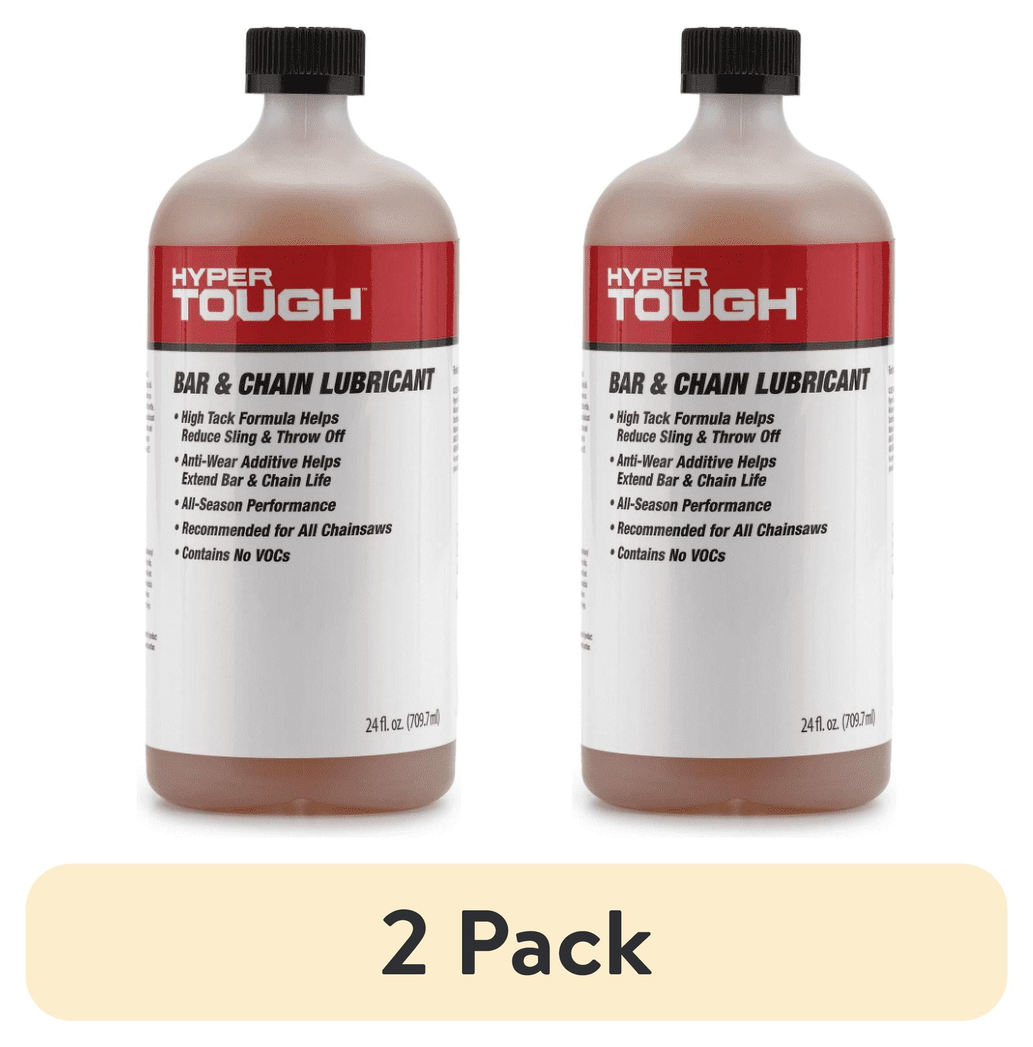 (2 pack) Hyper Premium 24 fl oz Biobased Bar & Chain Oil for Chainsaws ...