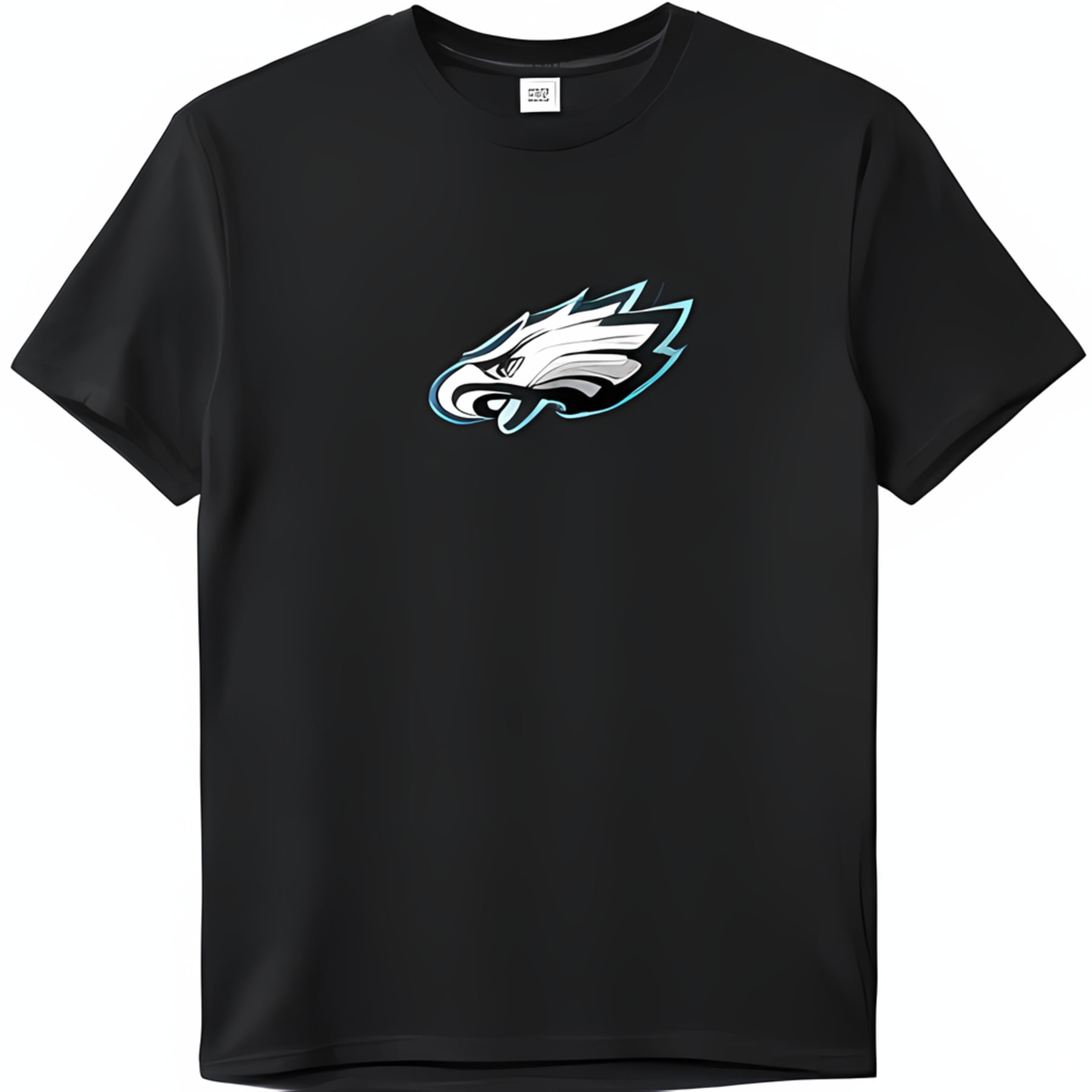 Hyper Realistic Logo Black T-Shirt Official Merchandise for Fans Front ...