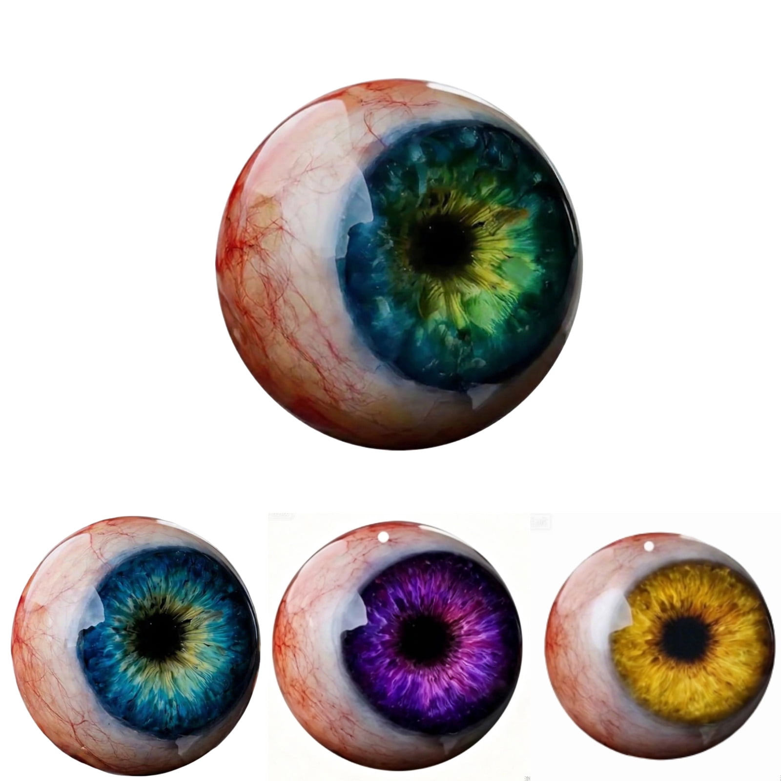 Hyper-Realistic Monster Eye Decor, Gothic Eyeball Ornament, Scary ...