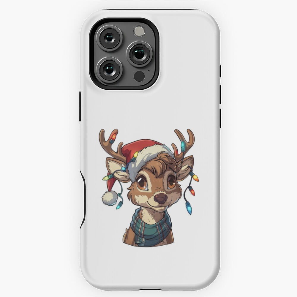 Hyper Realistic Reindeer Art Phone Case for iPhone 11 12 13 14 15 16 17 ...