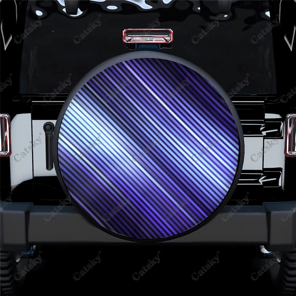 Hyper Realistic Stripe Polyester Universal Spare Wheel Tire Cover ...