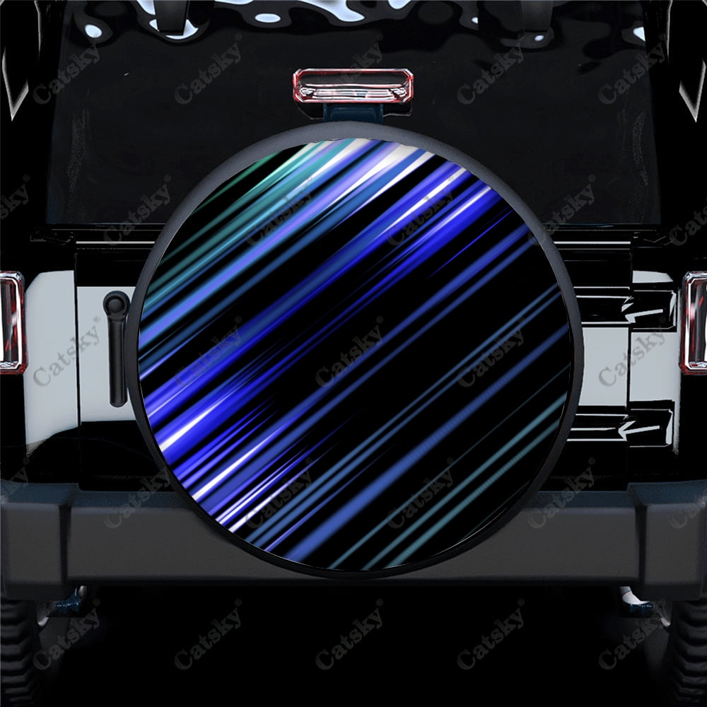 Hyper Realistic Stripe Polyester Universal Spare Wheel Tire Cover ...