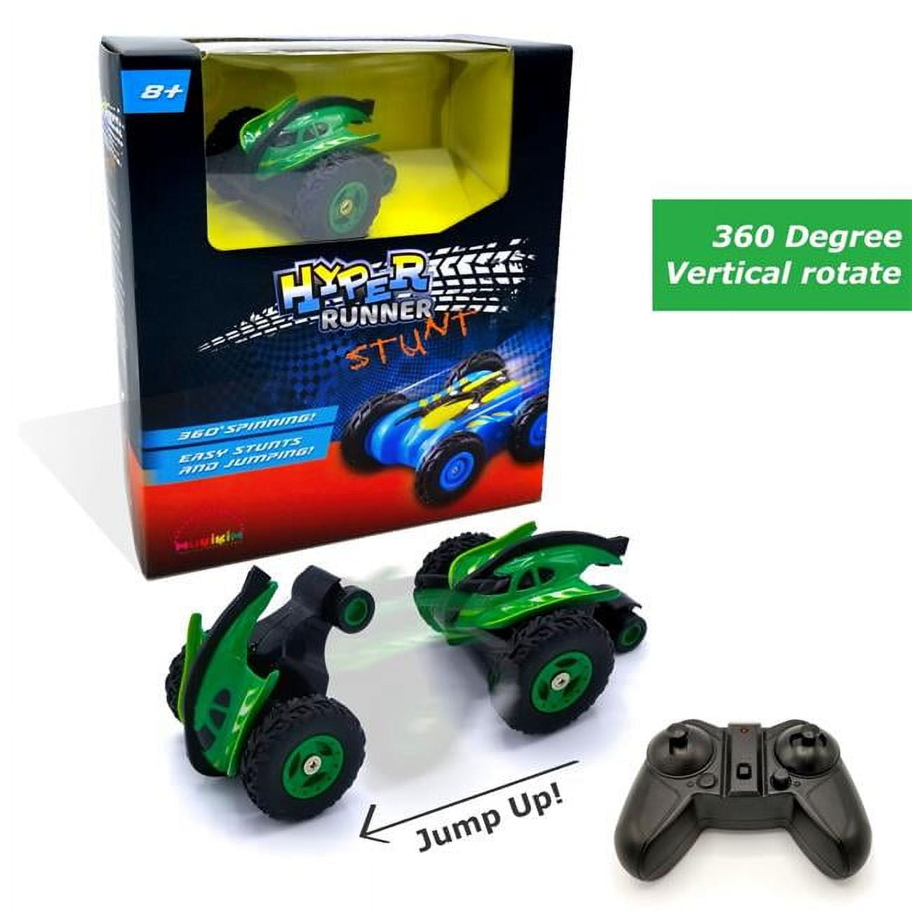 Hyper Runner Remote Control Race Car for Stunt, Red - Walmart.com