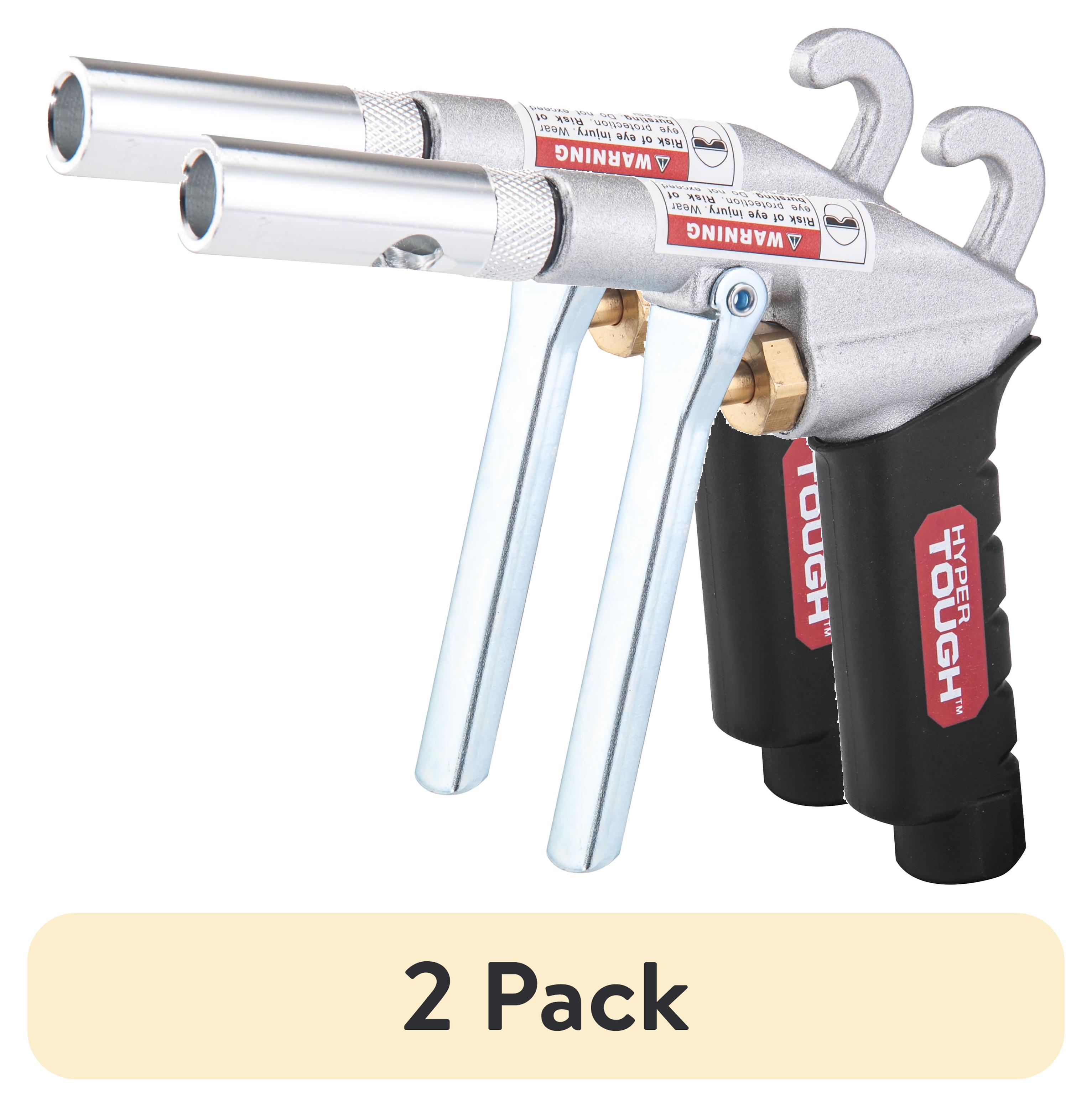 (2 pack) Hyper Tough 1/4" High Flow Blow Gun with Venturi Nozzle ...