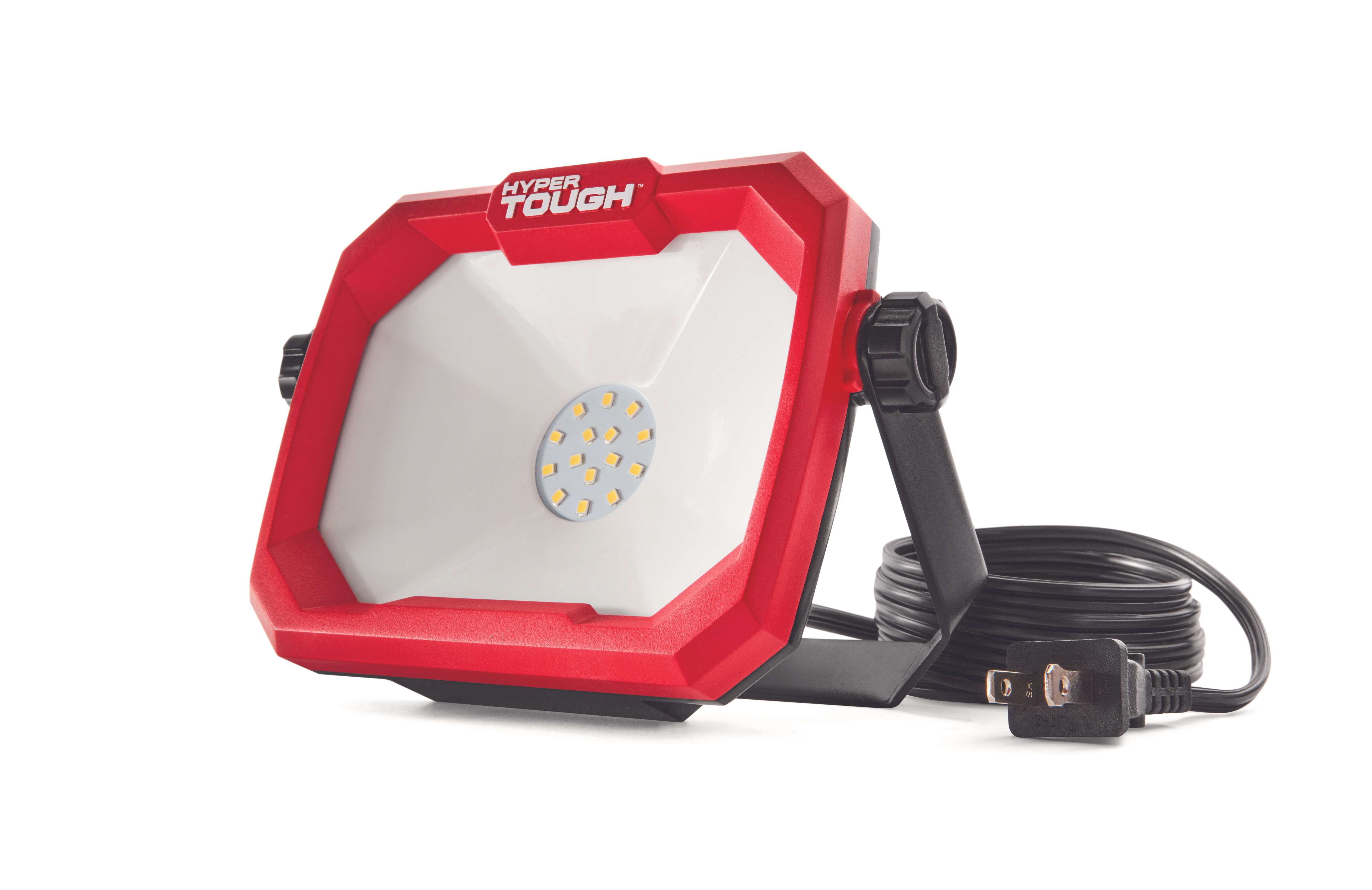 Hyper Tough 1000 Lumen Corded LED Work Light, Fold-Flat Design, 360 ...