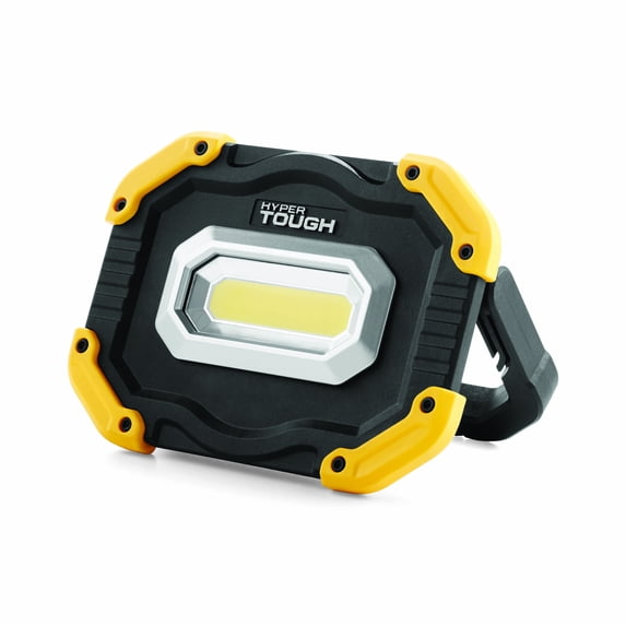 Hyper Tough 1000 Lumen LED Rechargeable Work Light, Yellow and Black ...