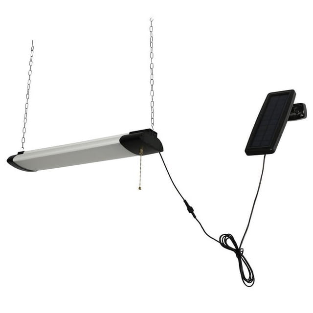 Hyper Tough 1000 lm Solar Slim LED Shop Light - Walmart Business Supplies