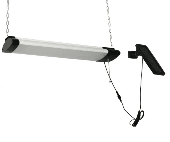 Hyper Tough 1000 Lumen Solar Slim LED Shop Light - Walmart.com