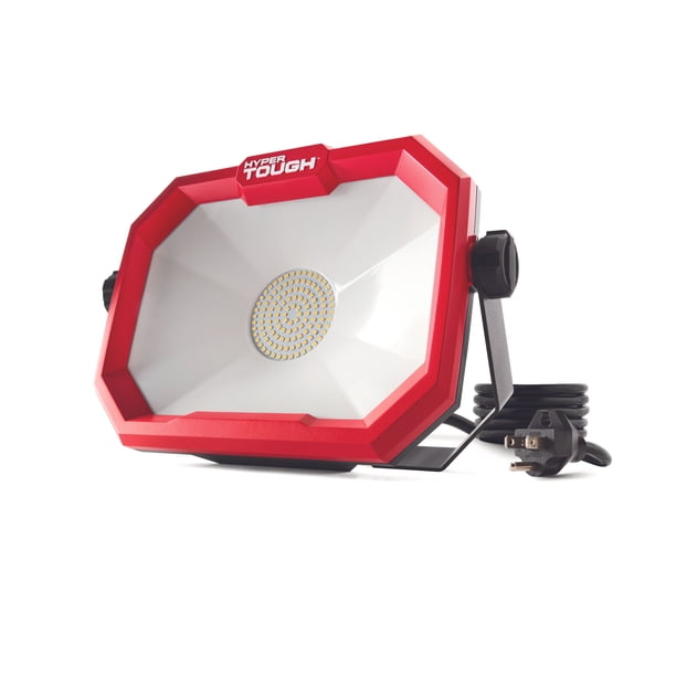 Hyper Tough 10000 Lumen Corded LED Work Light, Powder Coating Finish ...