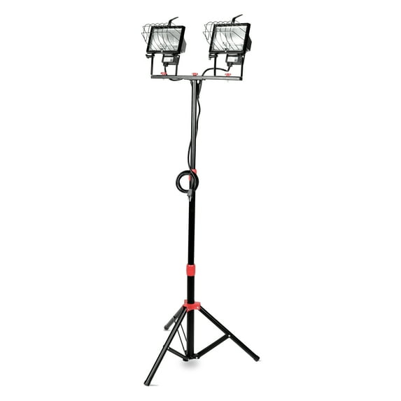 Free Shipping! Hyper Tough 1000W Halogen Work Light with Tripod, 2000 ...