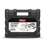 HART 270-Piece Mechanics Tool Set in Kit Box, Chrome Finish, Multiple ...