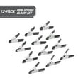 Hyper Tough 12-Piece Mini Metal Spring Clamp Set for Woodworking Crafts ...