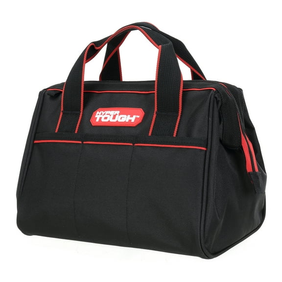 Hyper Tough 16-Inch Open Top Tool Tote with 20 Pockets, Steel Handle ...