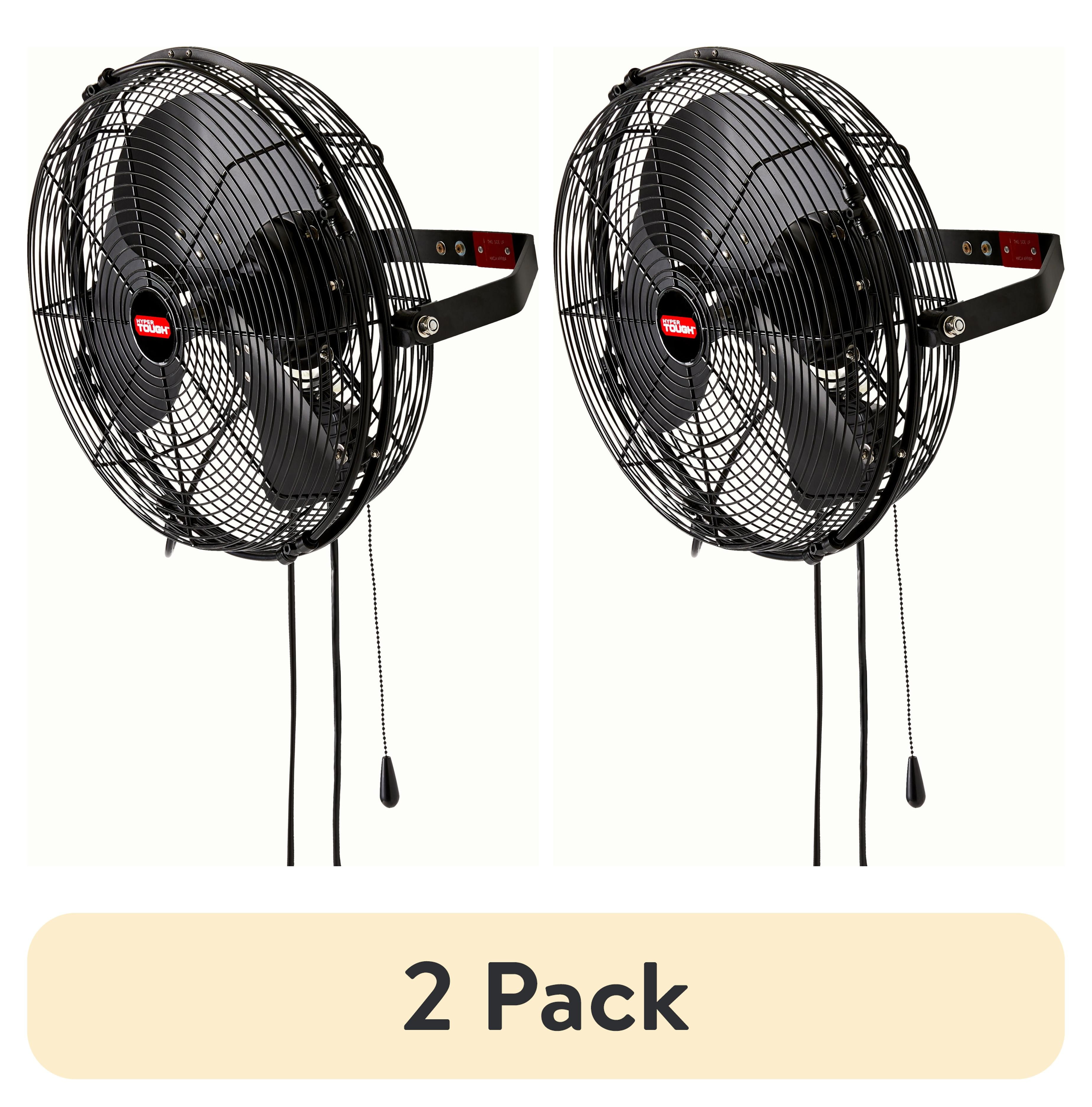 (2 pack) Hyper Tough 14 inch 3 Speeds Household Outdoor Wall Fan with ...