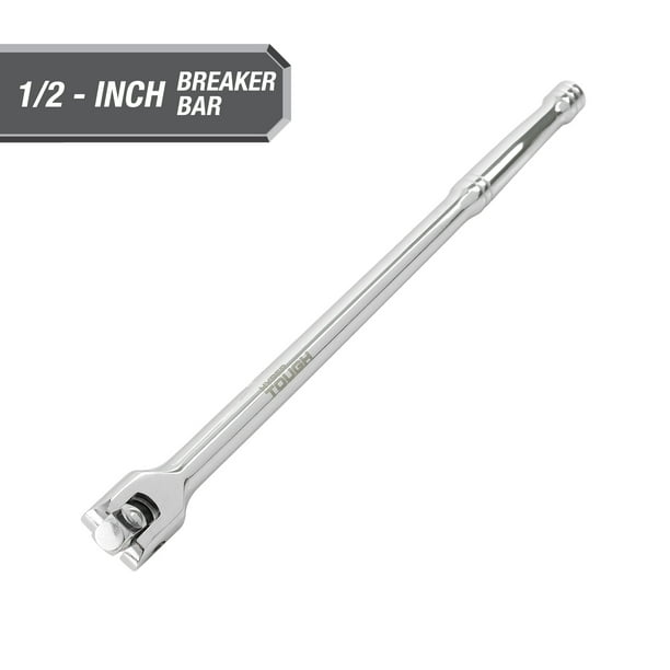 Hyper Tough 15-Inch 1/2-Inch Rust Resistant Breaker Bar with Rotating ...