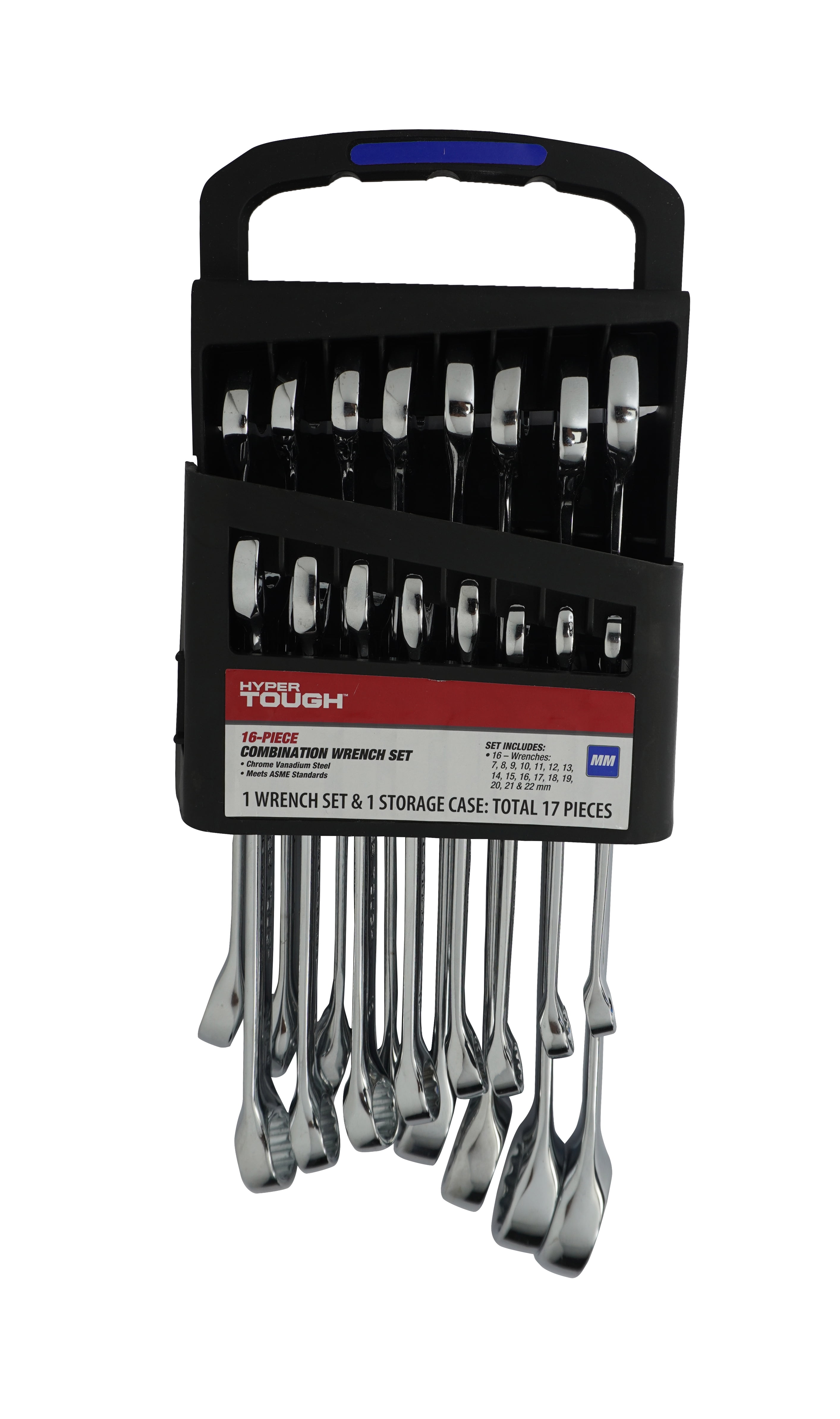 Hyper Tough 16-Piece Combination Wrench Set - Metric - Walmart.com