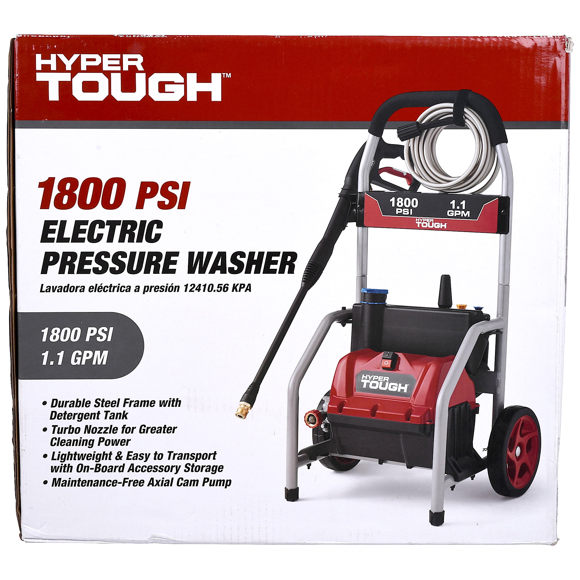 Hyper Tough 1800 PSI Electric Pressure Washer - Walmart.com