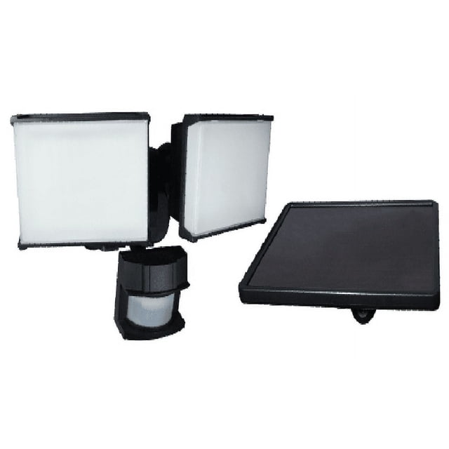 Hyper Tough 2-Head Adjustable LED Solar Motion Sensor Outdoor Security ...
