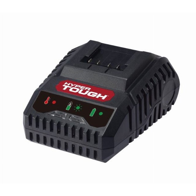 Hyper Tough 20V Max Lithium Ion Fast Charger with Quick Battery ...