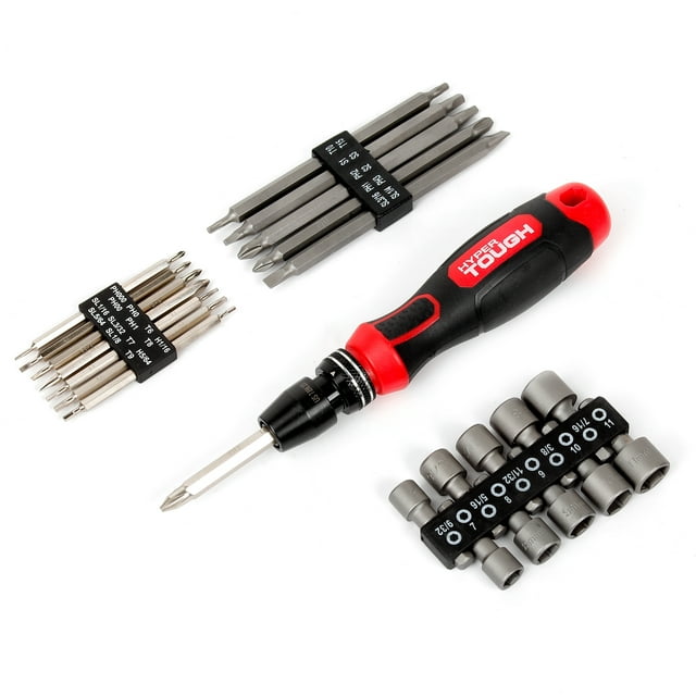Hyper Tough 24-Piece Quick-Load Screwdriver Set, Model 42432 - Walmart.com
