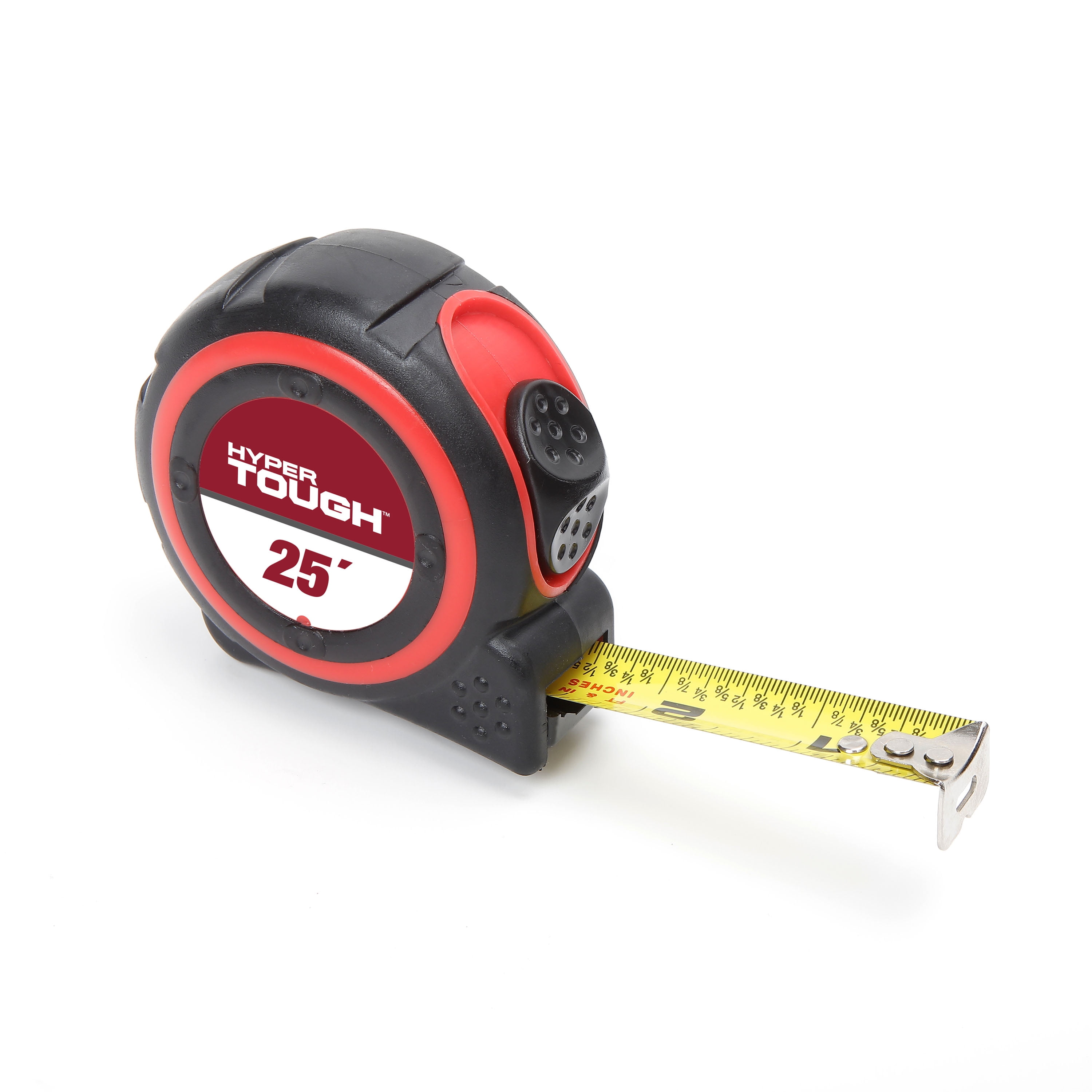 Hyper Tough 25-Foot Tape Measure with Large Markings - Walmart Business ...