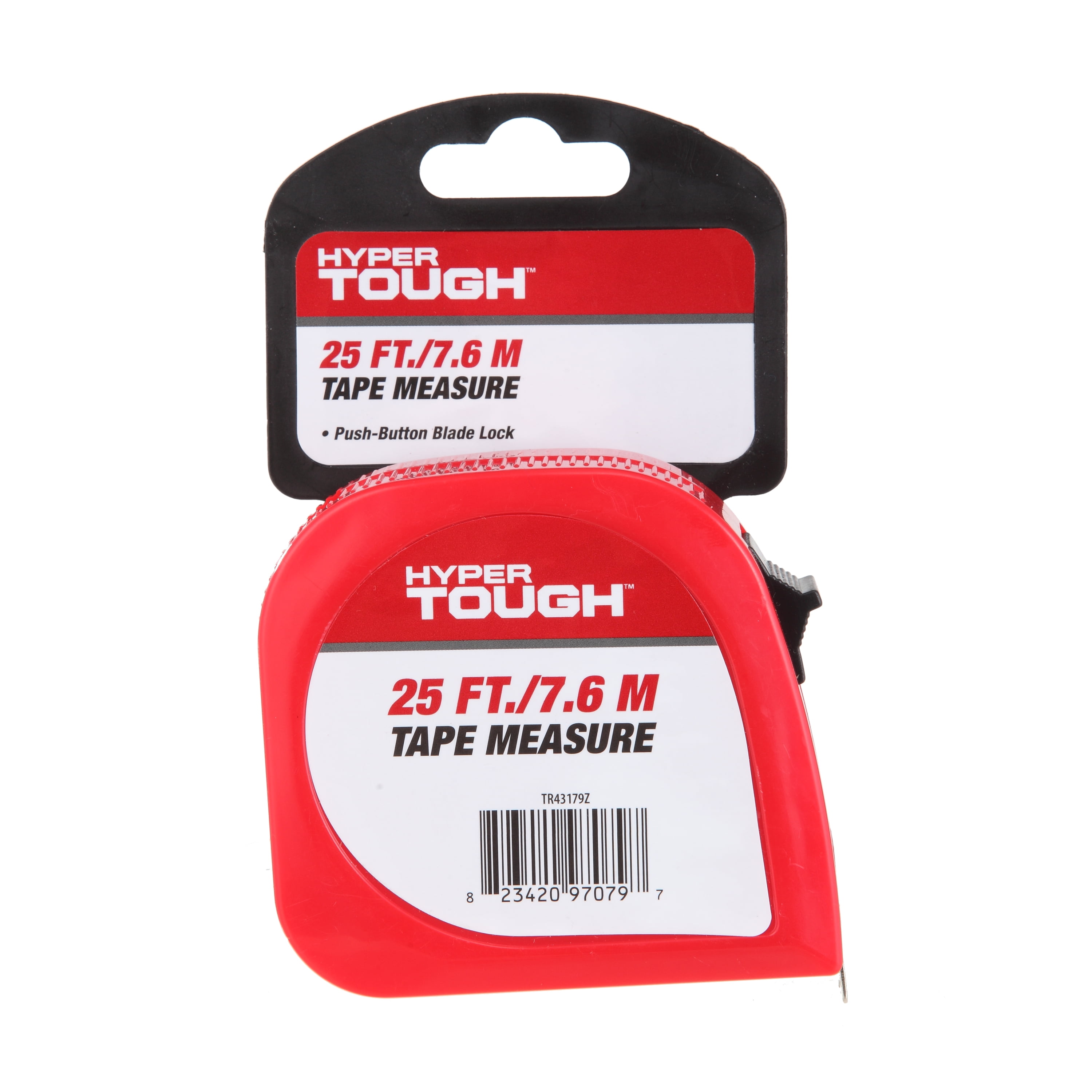 Hyper Tough 25 foot Tape Measure TR43179Z - Walmart.com