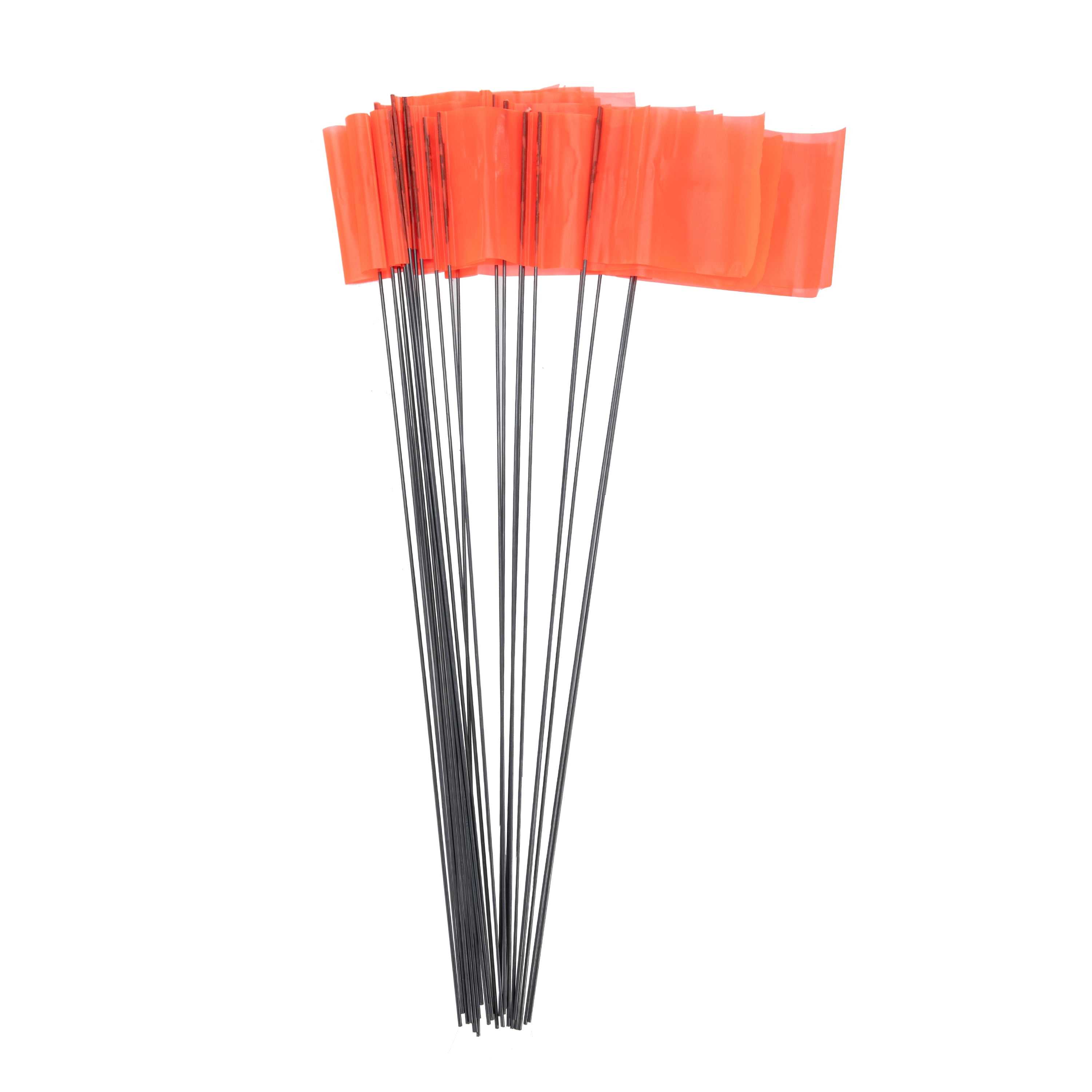 Hyper Tough Safety Marking Flags, Orange, 25 Count - Walmart.com