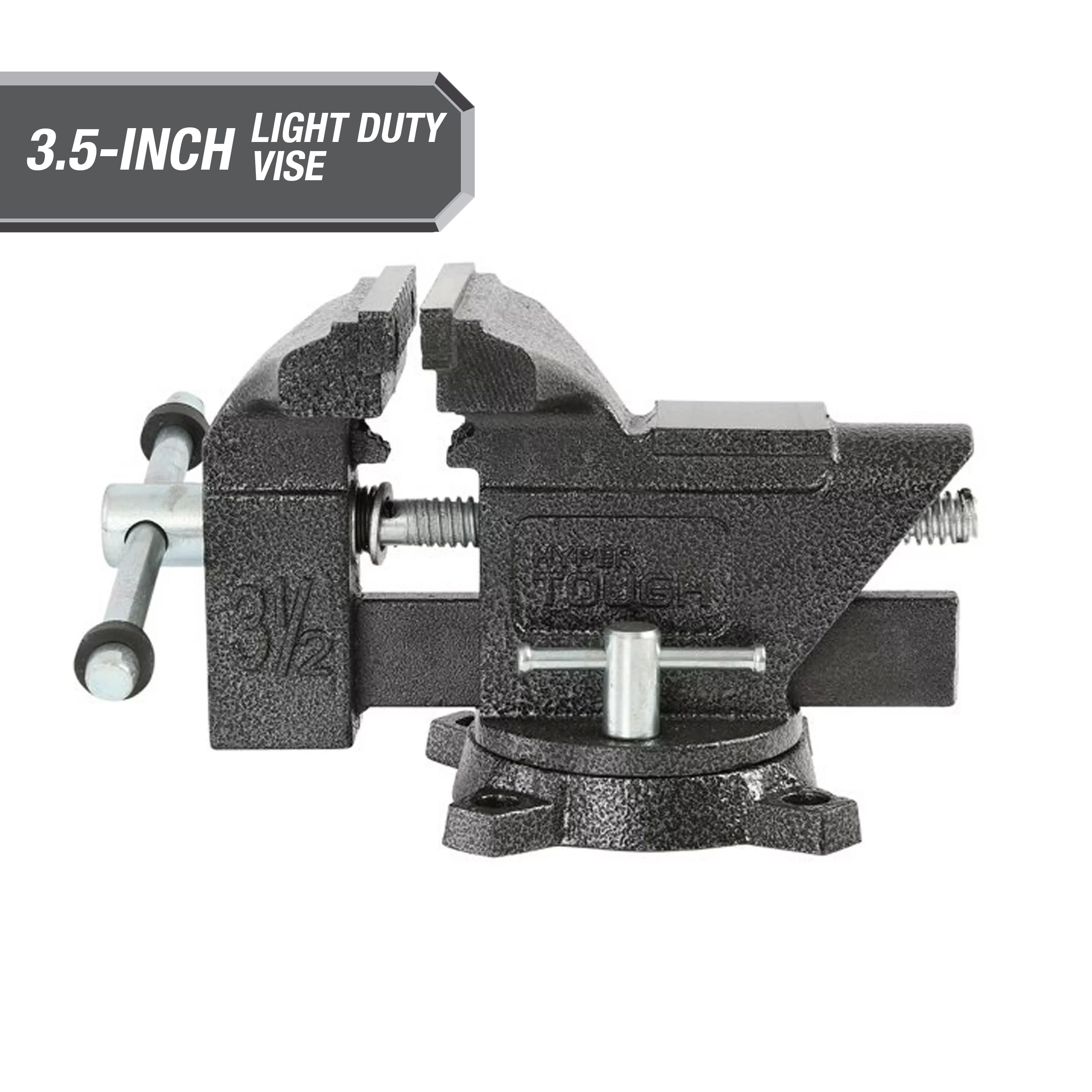Hyper Tough 3-1/2-Inch Light-Duty Vise, 42935 - Walmart.com