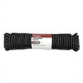 Hyper Tough Polypropylene Utility Rope 3/8 inch x 50 feet Black Durable ...