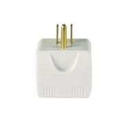 Hyper Tough 6 Outlet Grounded White Wall Tap - Walmart.com