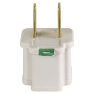 Cable Matters 2 Prong to 3 Prong Adapter, Polarized Grounded Plug ...
